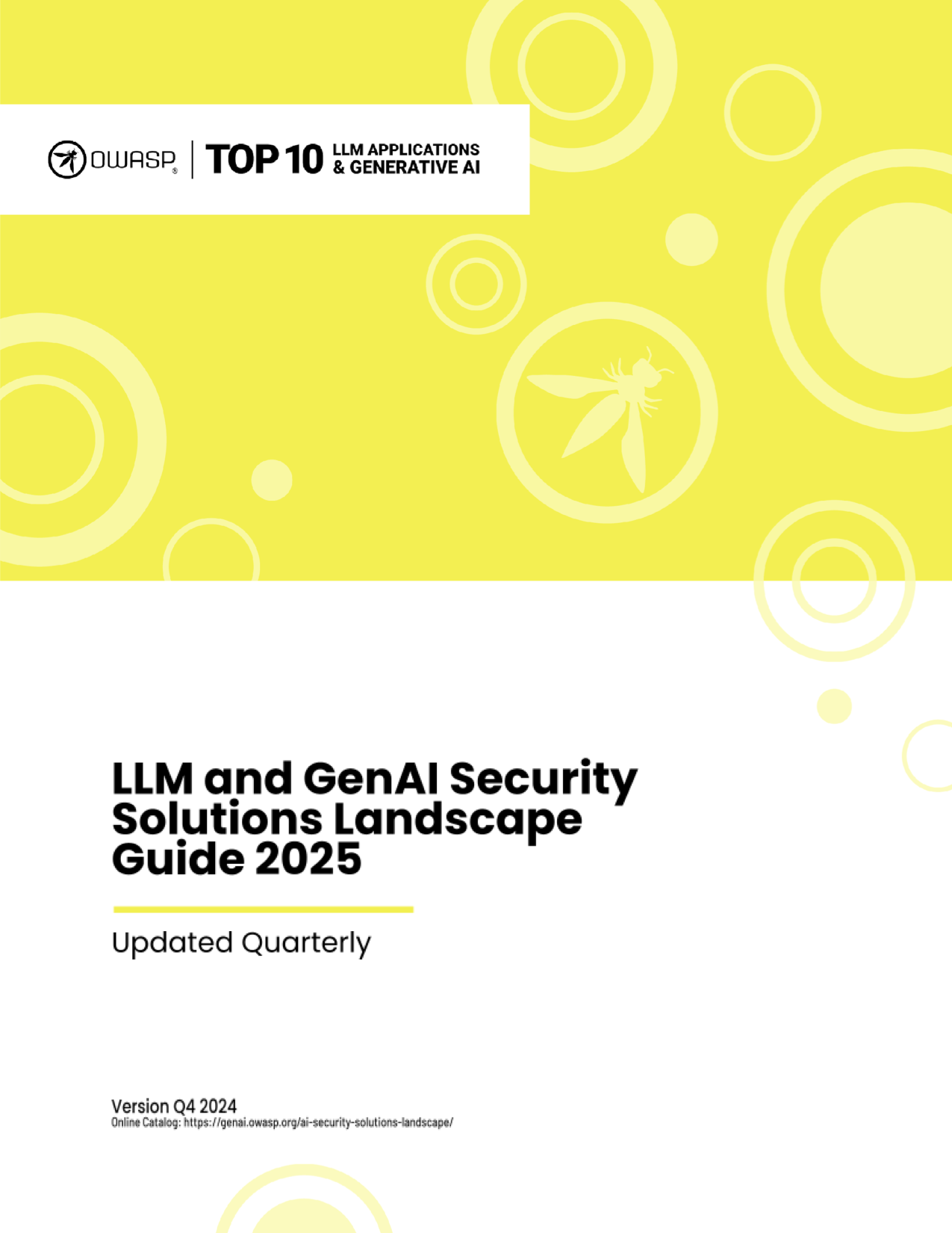 LLM and Generative AI Security Solutions Landscape
